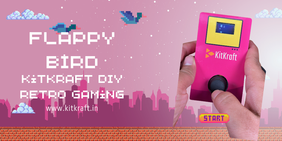 Flappy Bird on Arduino Nano | KitKraft DIY Retro Gaming – Kitkraft