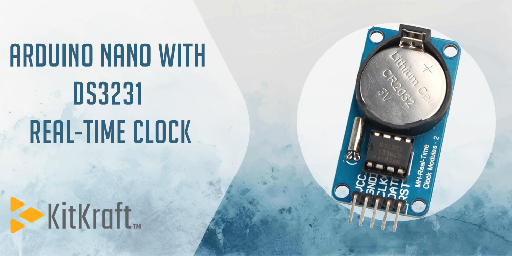 Arduino Nano with DS3231 Real-Time Clock and 0.96-Inch OLED Display: B – Kitkraft