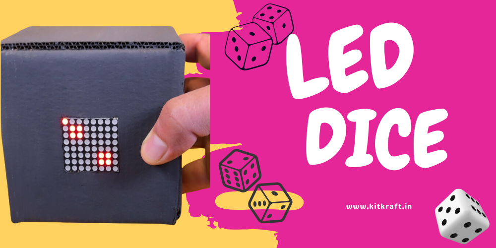 Build an Arduino LED Dice with MPU6050 & MAX7219 | DIY Motion-Sensing – Kitkraft