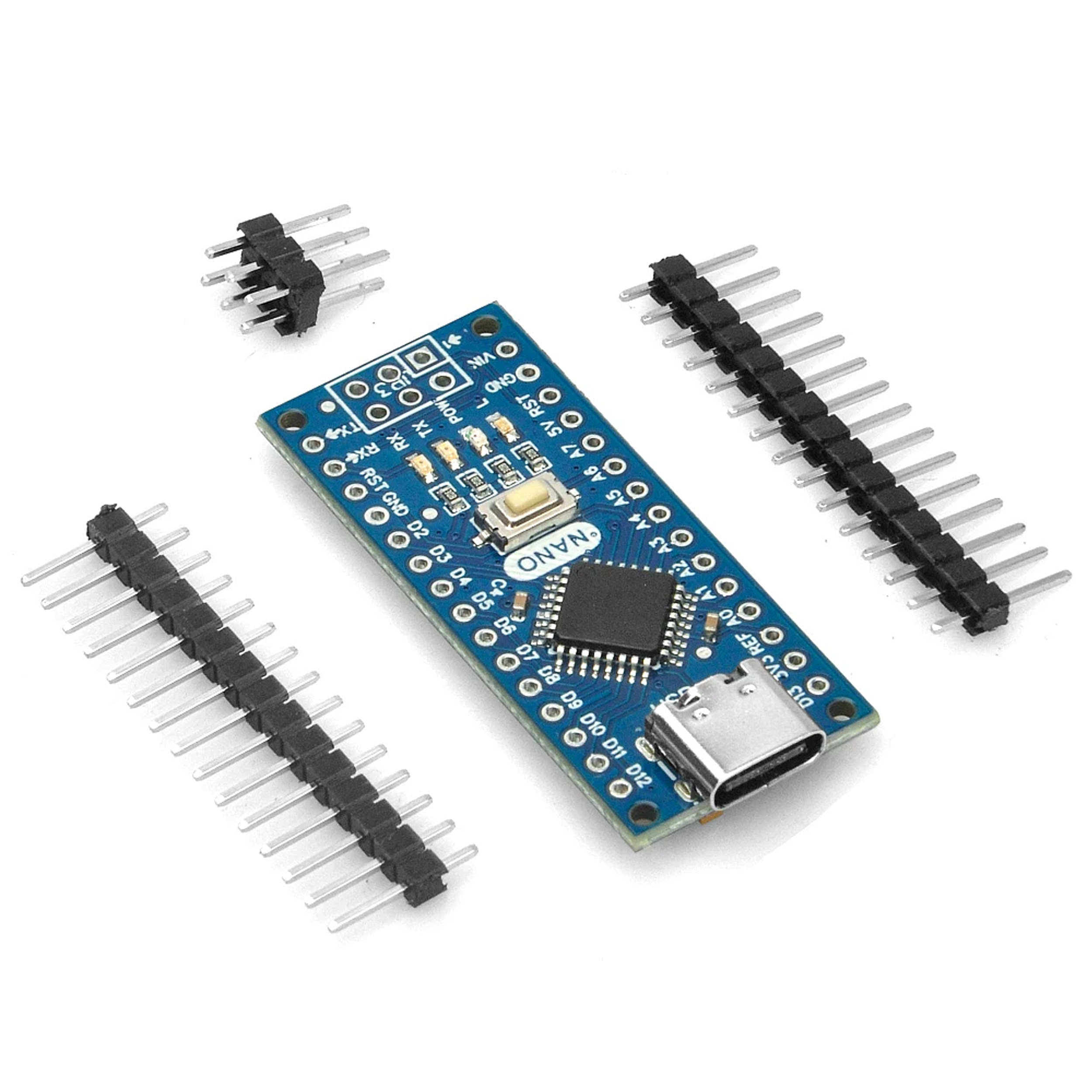 Arduino Nano C Type V3 Atmega328 With Un Soldered Headers Kitkraft